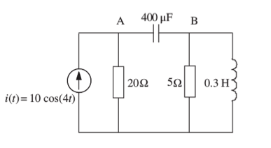 Solved Calculate the current across the capacitor in the | Chegg.com