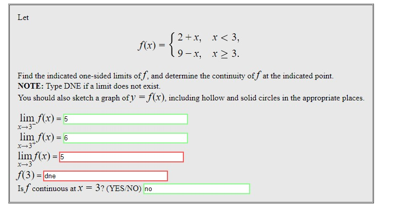 Solved Find the indicated one-sided limits of f, and | Chegg.com