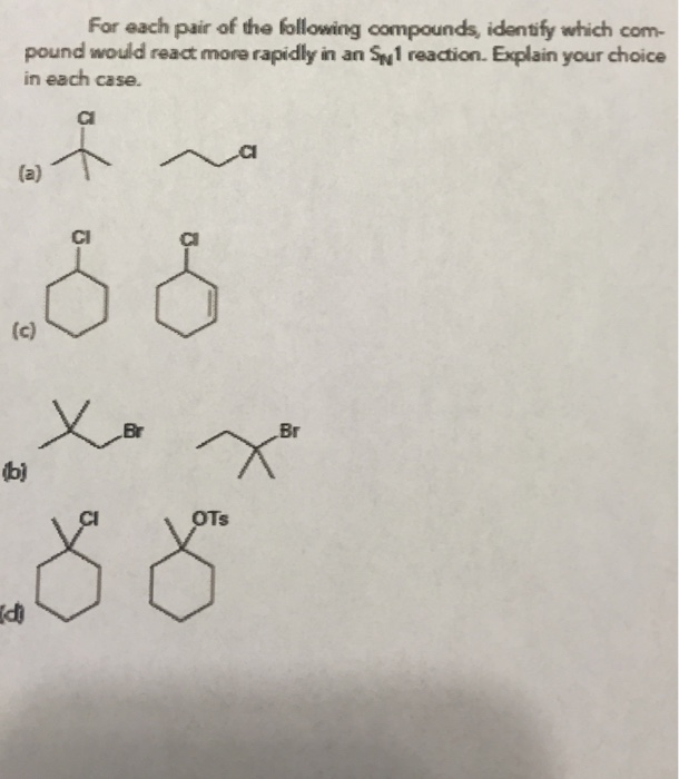 Solved For each pair of the following compounds, identify | Chegg.com Solved For each pair of the following compounds, identify | Chegg.com