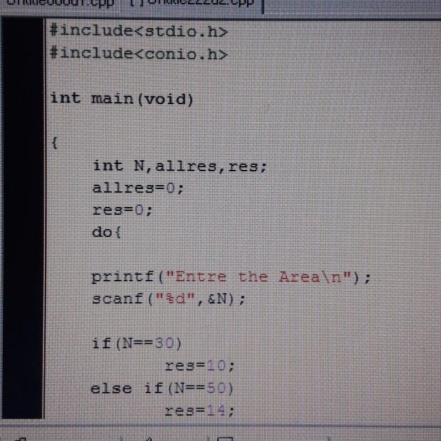 Solved # include #include int main (void) int N, allres, | Chegg.com