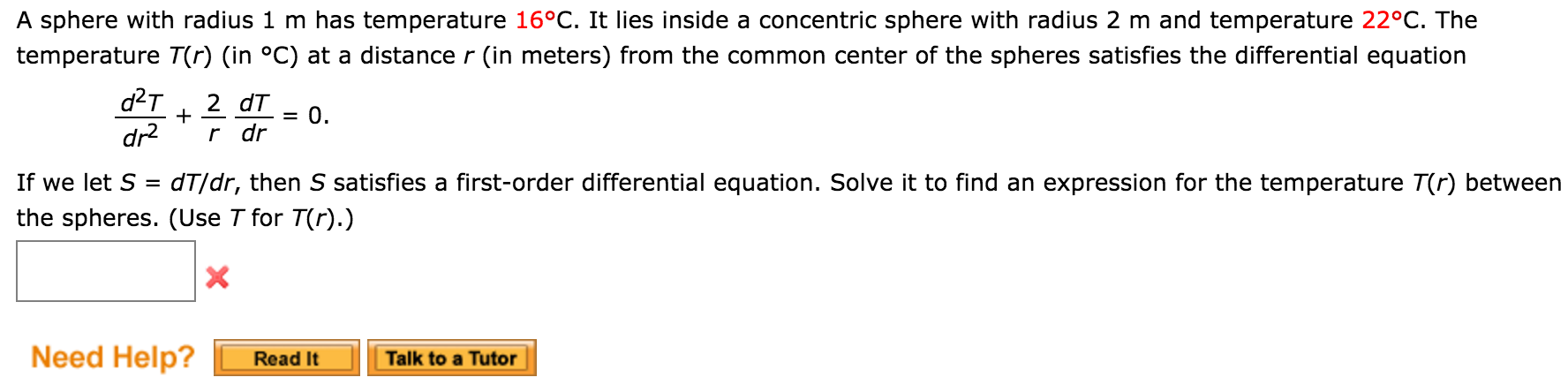 Solved Question Part Points Submissions Used A sphere with | Chegg.com
