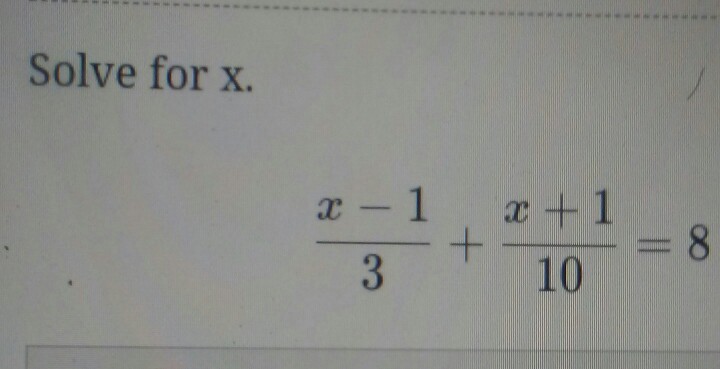 Solved Solve for x. 10 | Chegg.com