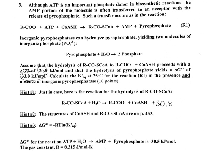 Solved Biochemistry homework question. There should be two | Chegg.com
