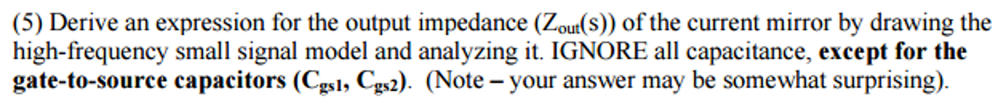 Solved In the following current mirror circuit, V_DD=3V, | Chegg.com