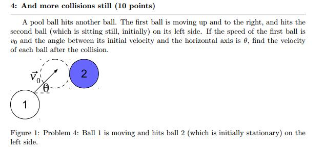 Solved And more collisions still A pool ball hits another | Chegg.com