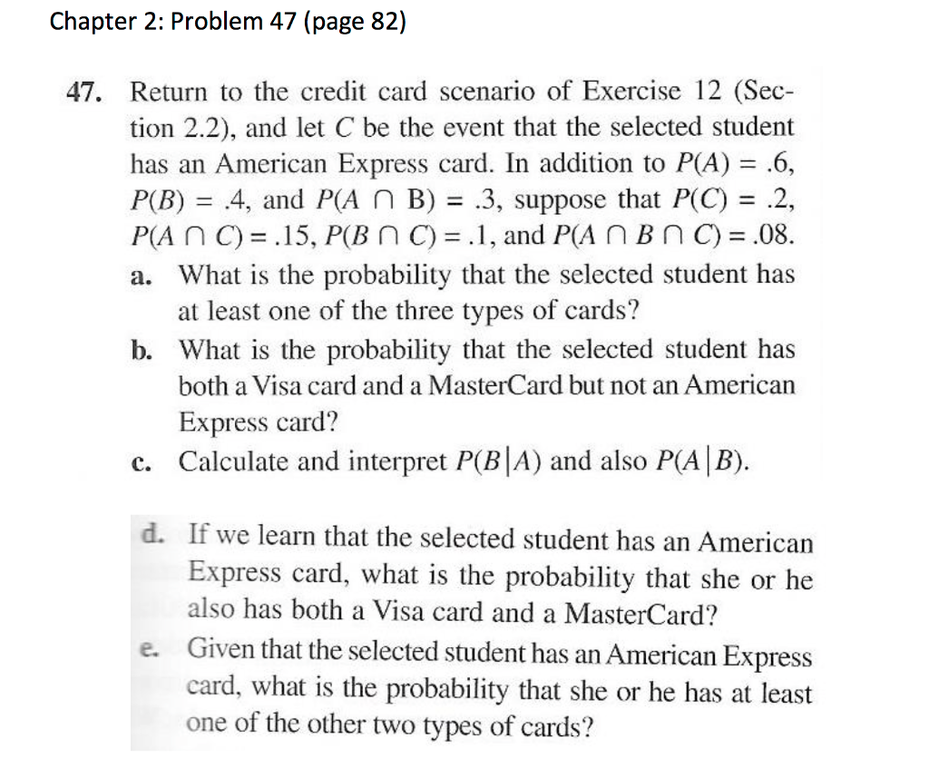 Solved Chapter 2: Problem 47 (page 82) 47. Return to the | Chegg.com