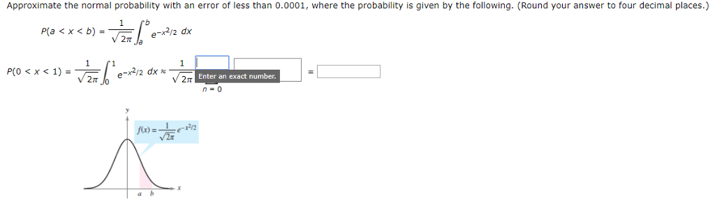 Solved Approximate the normal probability with an error of | Chegg.com