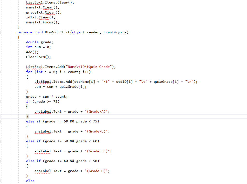 Solved HAVING A PROBLEM WITH FORM DESIGN WITH THE LISTBOX | Chegg.com