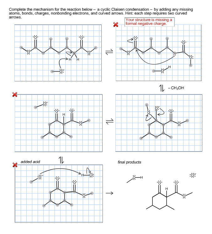 Solved Complete the mechanism for the reaction below - a | Chegg.com