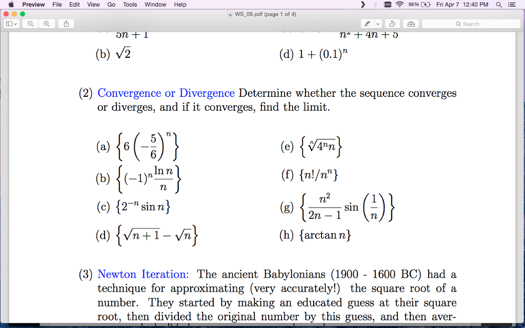Solved Convergence or Divergence Determine whether the | Chegg.com Solved Convergence or Divergence Determine whether the | Chegg.com