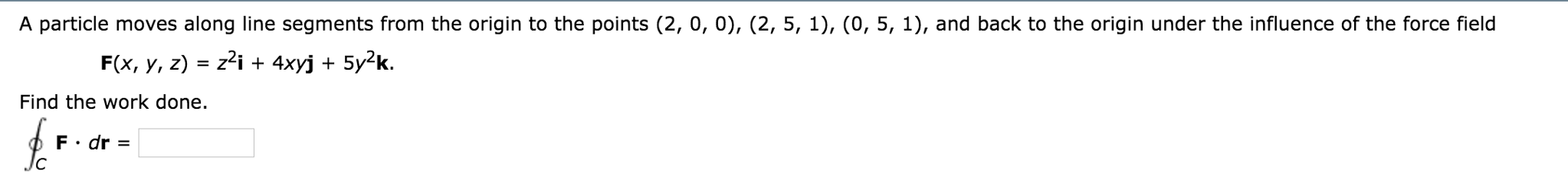Solved A particle moves along line segments from the origin | Chegg.com