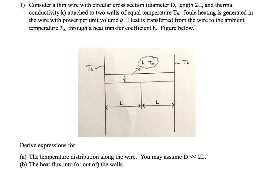 Solved Consider a thin wire with circular cross section | Chegg.com