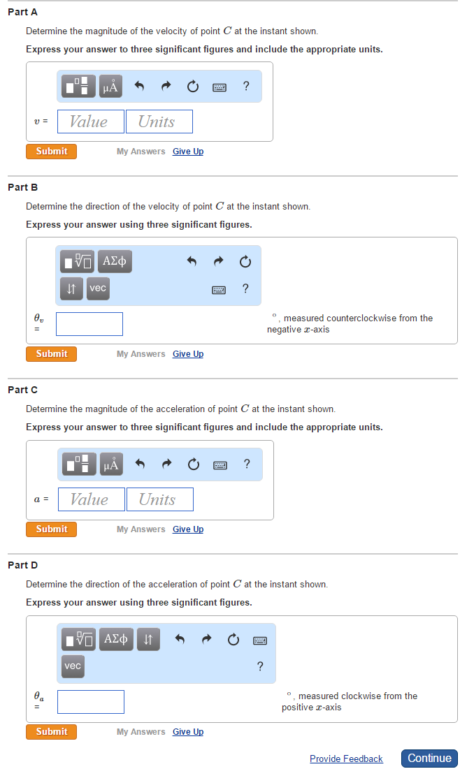 Solved Dynamics Problem 16.123 Member AB has the | Chegg.com