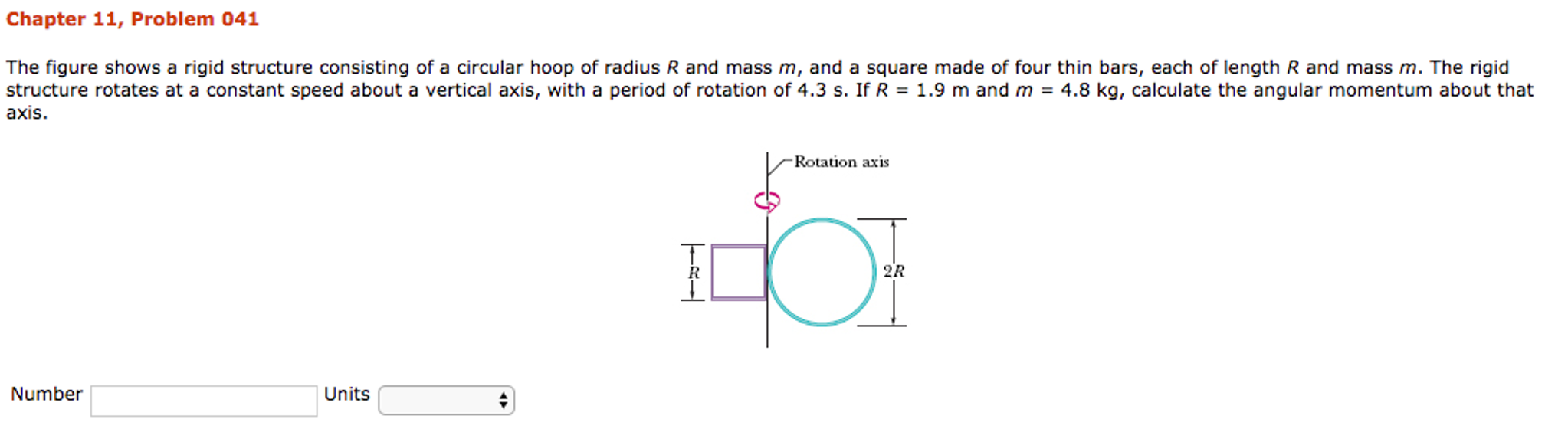 Solved The figure shows a rigid structure consisting of a | Chegg.com