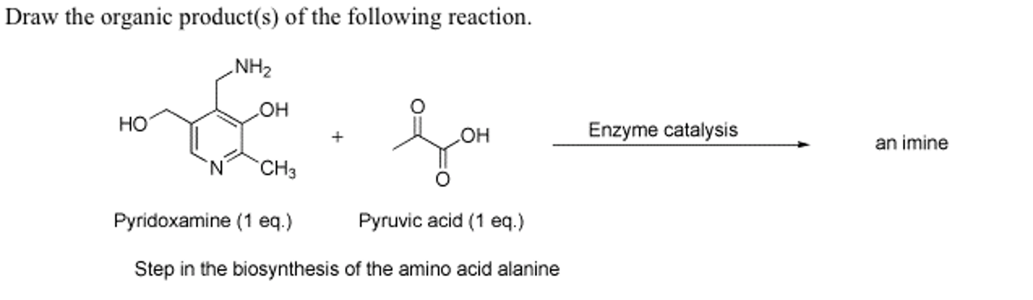 Alanine To Pyruvic Acid