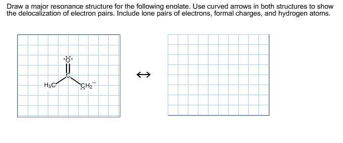 Solved Draw a major resonance structure for the following | Chegg.com