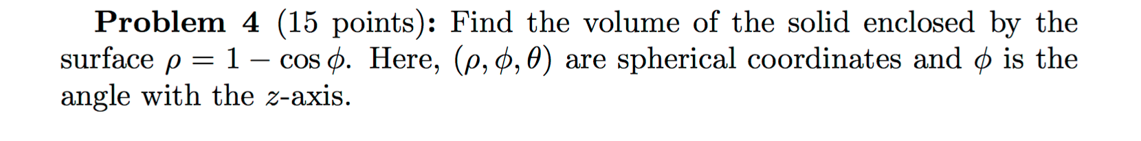 Solved Find the volume of the solid enclosed by the surface | Chegg.com
