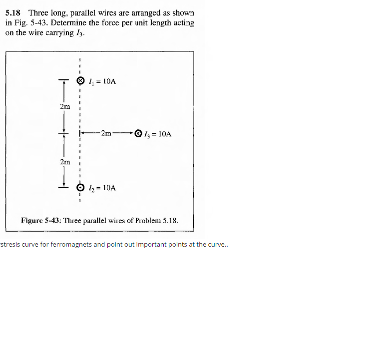 Solved Three long, parallel wires are arranged as shown in | Chegg.com