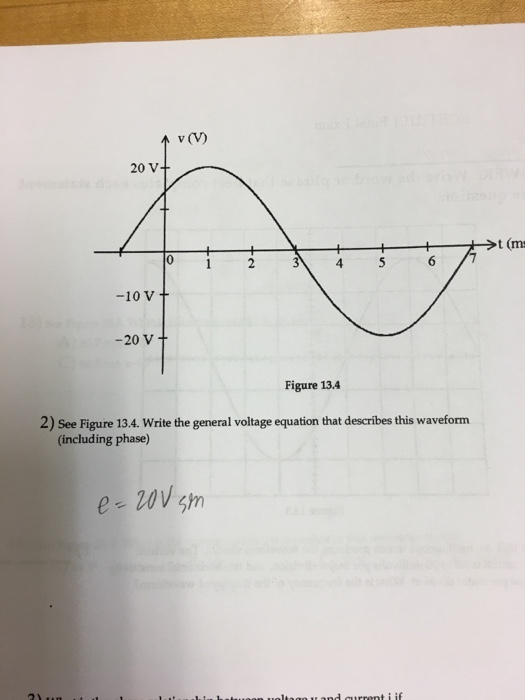 Solved See Figure 13.4. Write the general voltage equation | Chegg.com