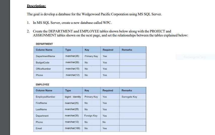 Solved Hello, I am having issues getting my tables to | Chegg.com