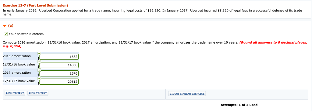 Solved Exercise 12-7 (Part Level Submission) In early | Chegg.com