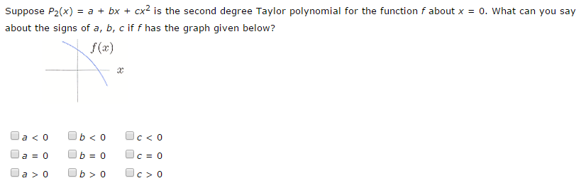 Solved suppose P2 (x) 3a bx cx2 s the second degree Taylor | Chegg.com