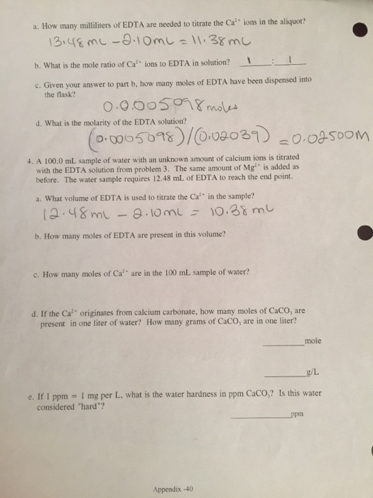 Solved A 0.5102 g sample of CaCO, is dissolved in | Chegg.com
