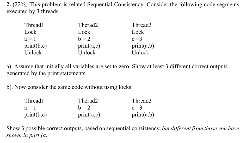 Solved 2. (22%) This problem is related Sequential | Chegg.com