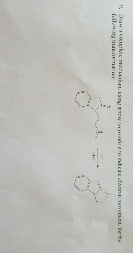 Solved Draw a complete mechanism, using arrow convention to | Chegg.com