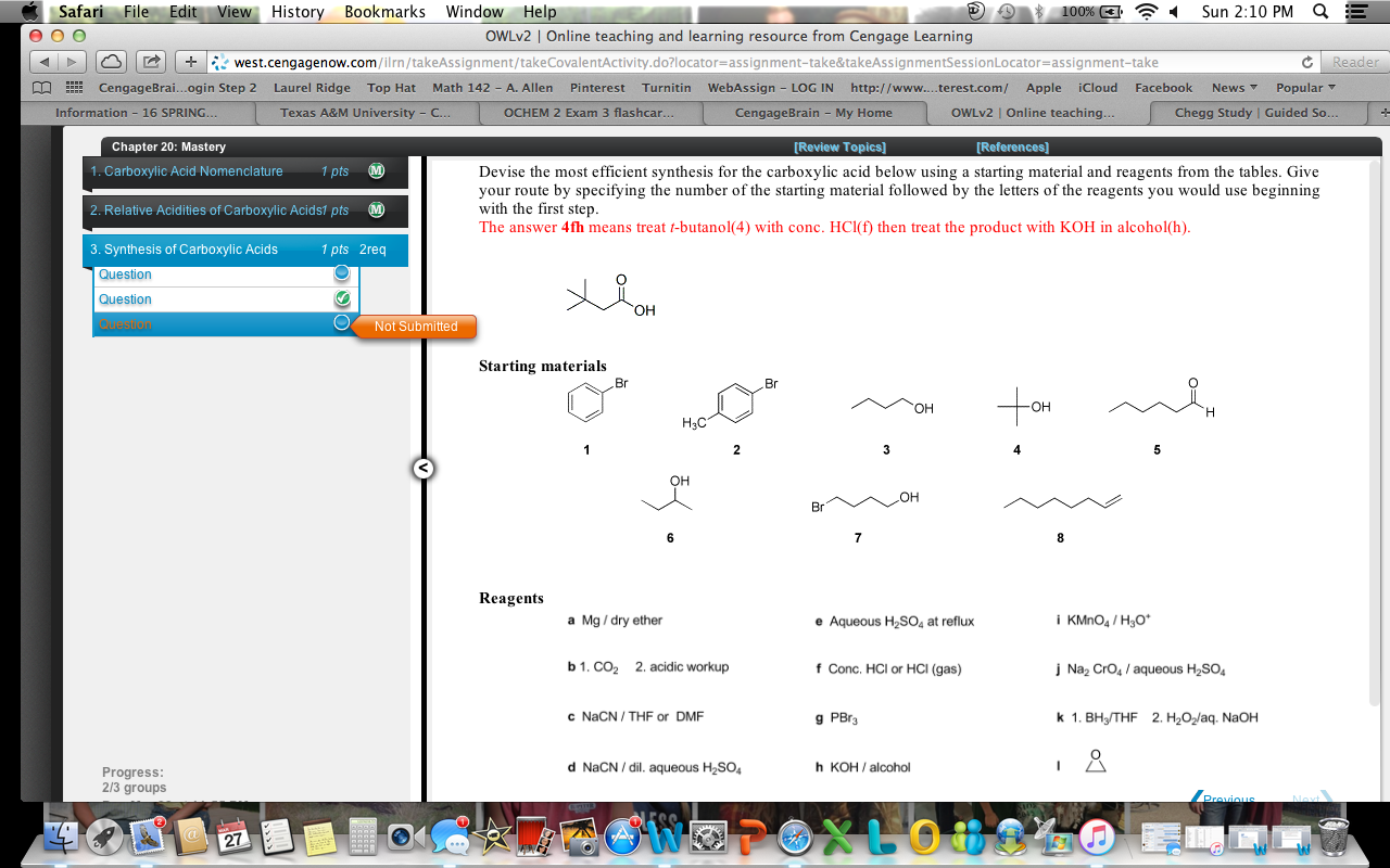 Devise the most efficient synthesis for the | Chegg.com