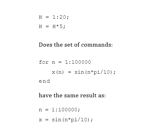 Solved 4) Flow control What are the results of these sets of | Chegg.com