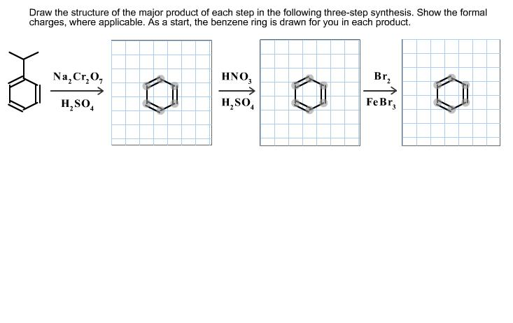 Solved Draw the structure of the major product of each step | Chegg.com