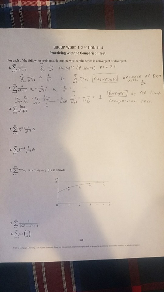 Solved GROUP WORK 1, SECTION 11.4 Practicing with the | Chegg.com