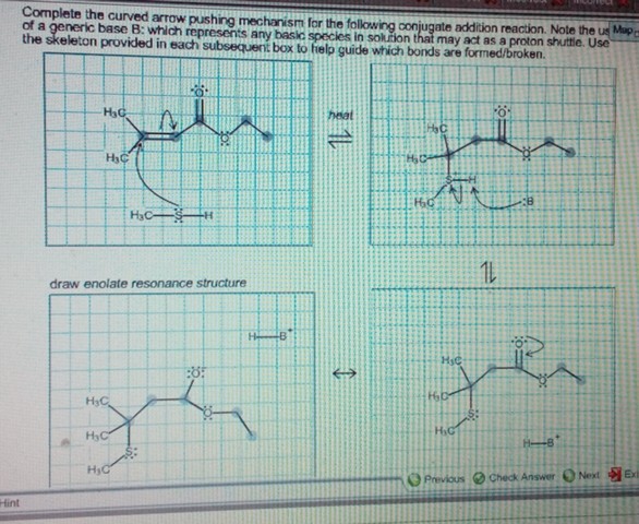 Solved draw the electron pushing mechanism | Chegg.com