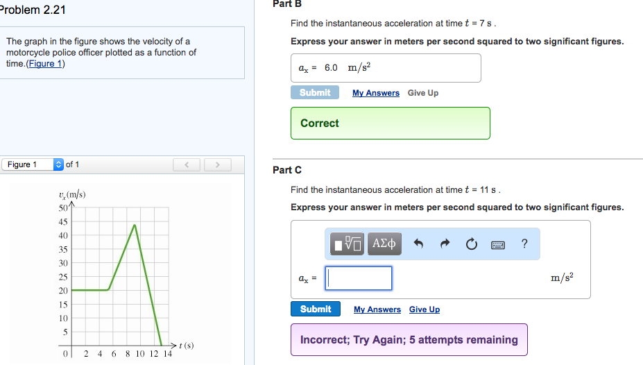 Solved Part B roblem 2.21 Find the instantaneous | Chegg.com