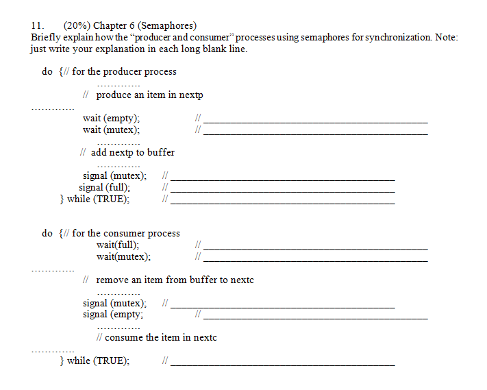 Solved Briefly Explain How The Producer And Consumer
