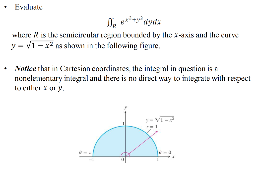 Solved . Evaluate where R is the semicircular region bounded | Chegg.com