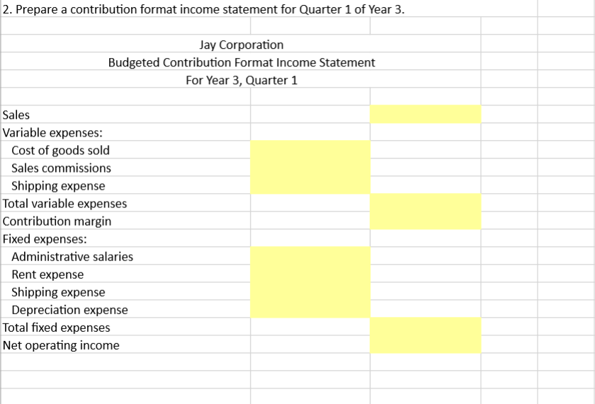 Solved High-Low Method and Contribution Format Income | Chegg.com