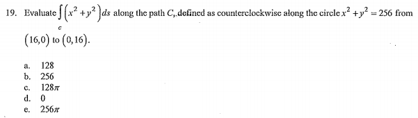 Solved Evaluate integral_c (x^2 + y^2)ds along the path C,. | Chegg.com