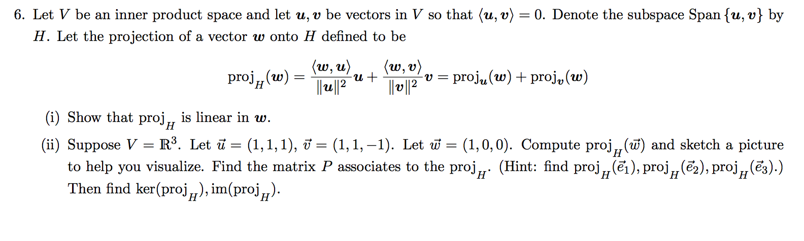 Solved Let V be an inner product space and let u, v be | Chegg.com