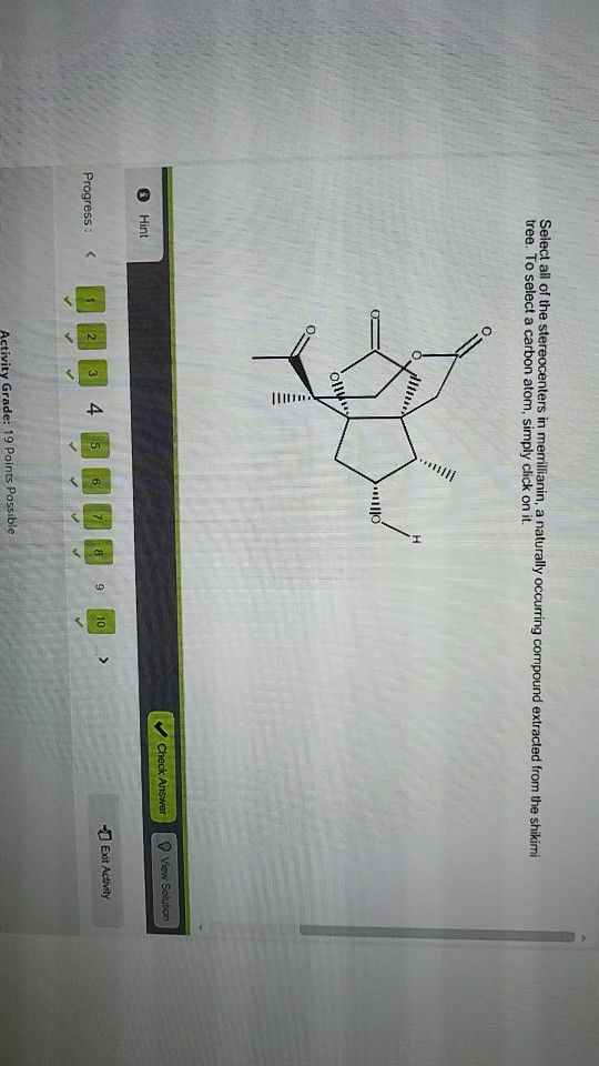 Solved Select all of the stereocenters in meriliain, a | Chegg.com