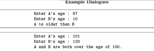 Solved Write a program that asks the user for two users' | Chegg.com
