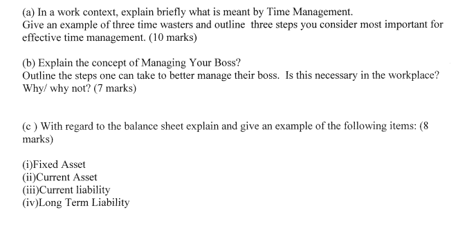 Solved (a) In a context, explain briefly what is meant by | Chegg.com