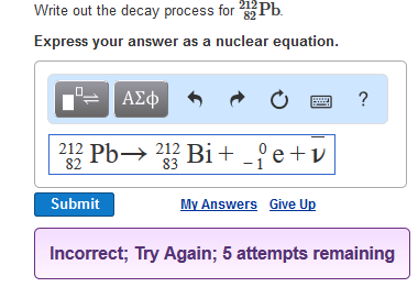 Solved The following nuclei are observed to decay by | Chegg.com