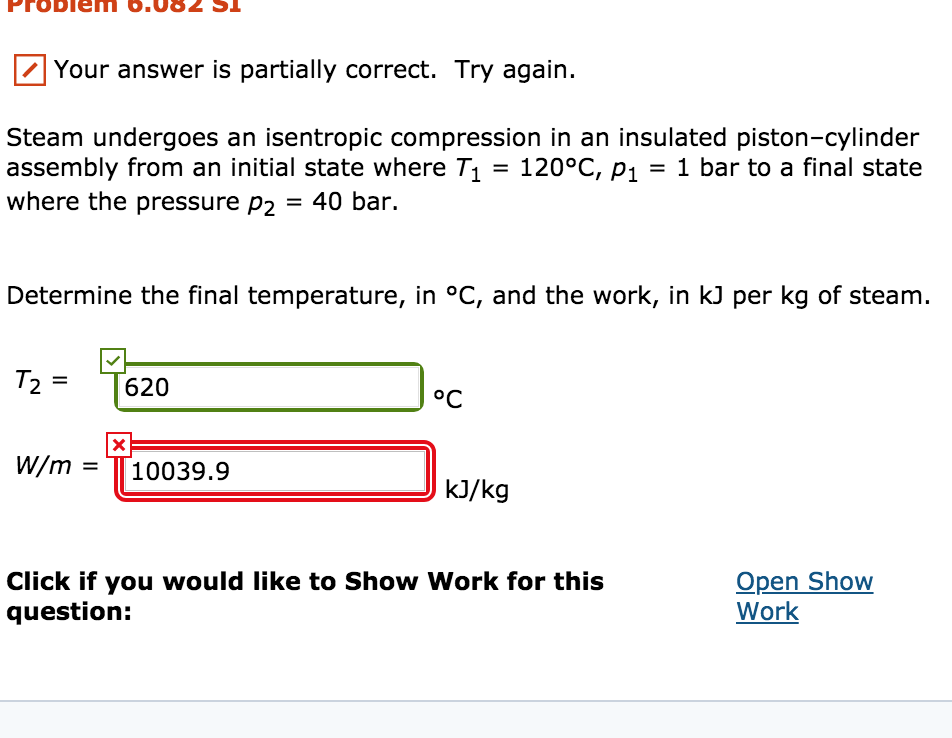 Solved Your Answer Is Partially Correct Try Again Steam