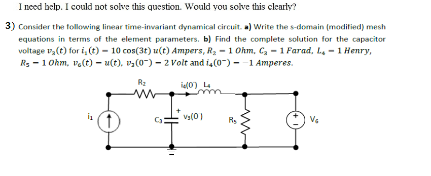Solved Consider the following linear time-invariant | Chegg.com