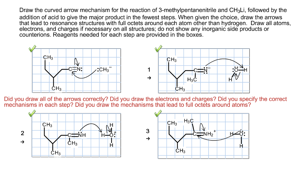 Solved Draw the curved arrow mechanism for the reaction of | Chegg.com