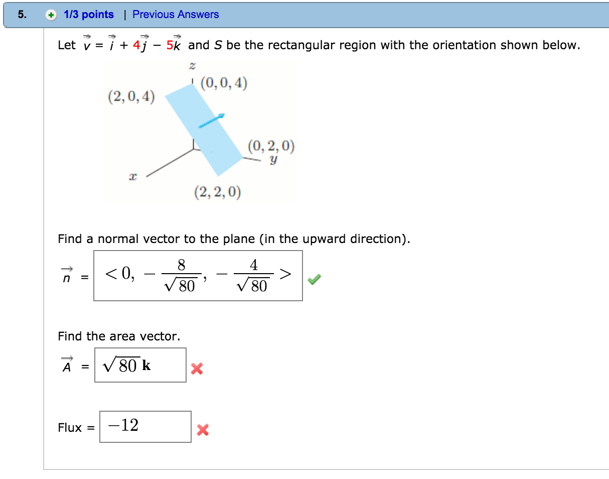 Solved Let v = i + 4j - 5k and S be the rectangular region | Chegg.com
