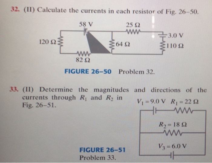 Solved Calculate the currents in each resistor of Fig. | Chegg.com