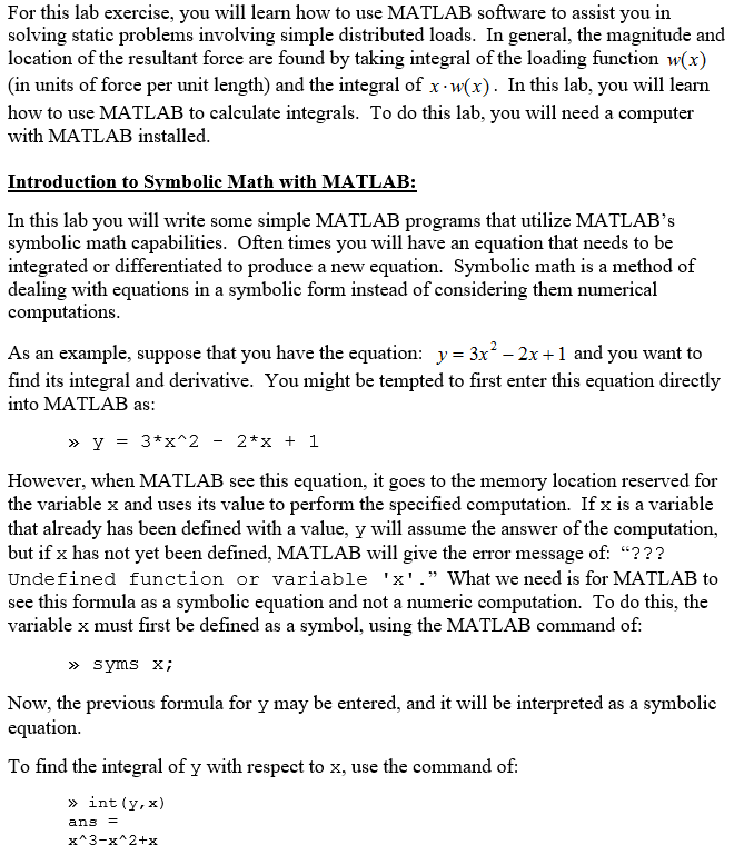 Solved This Question Is For Engineers Who Have Matlab Help 